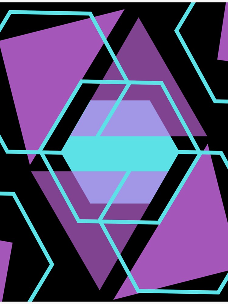 "Geometric design " Sticker for Sale by GracefullyInsp | Redbubble