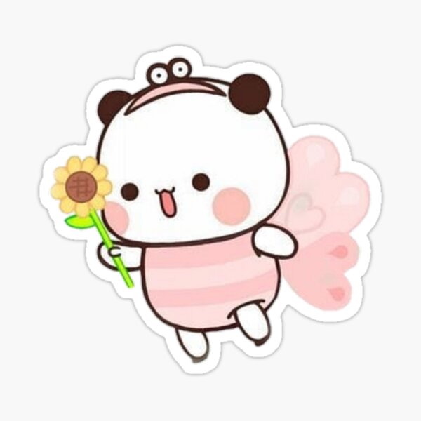 "Cute Bubu Bee, Bear and Panda Bubu and Dudu couple" Sticker for Sale ...