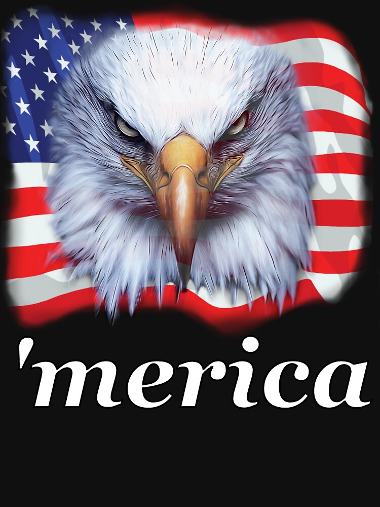 "'Merica" T-shirt for Sale by bchambers1 | Redbubble | merica t-shirts ...