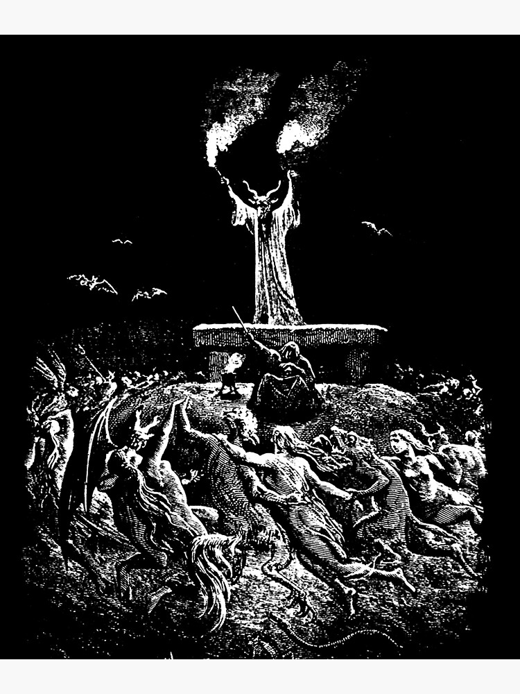 Witches Dancing With Baphomet Occult Poster sold by DanieWilson | SKU ...