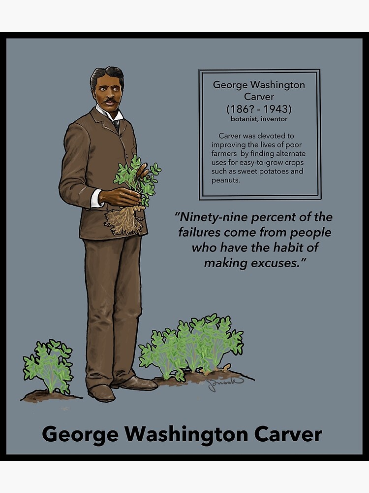 "George Washington Carver" Framed Art Print for Sale by bluebell42 ...