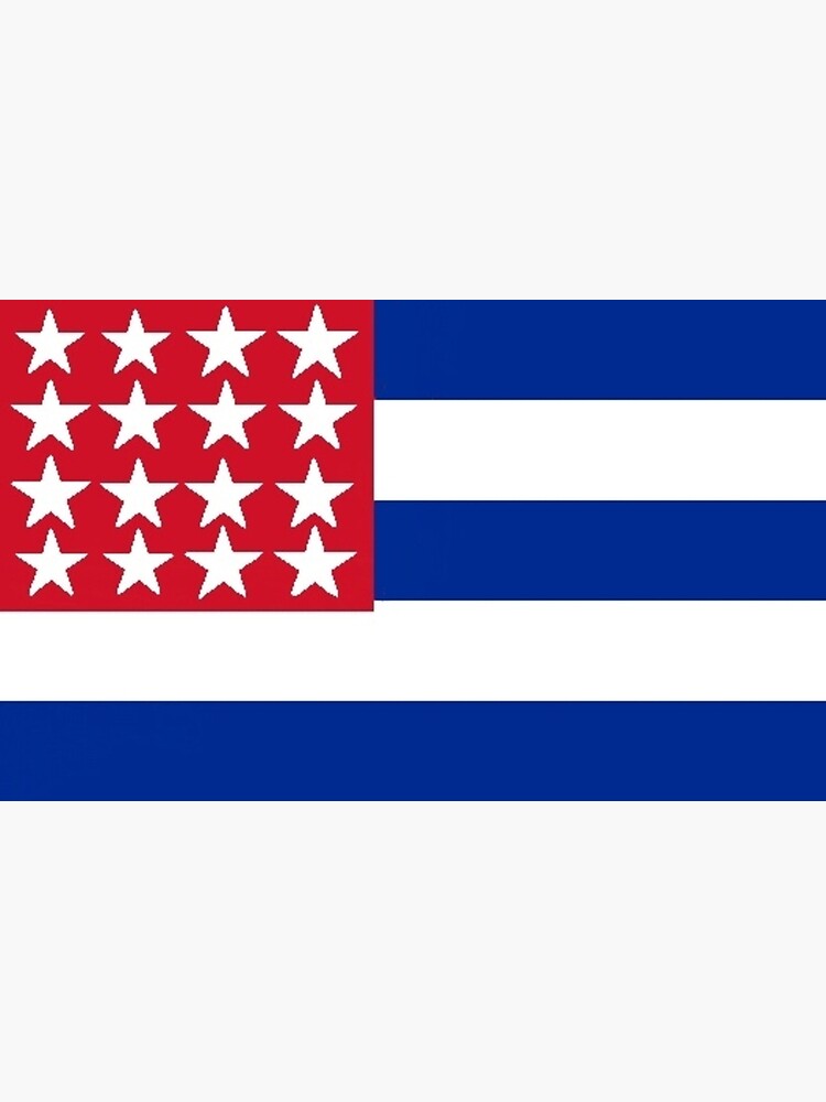"bandera cubana estrellada (Star Spangled Cuban Flag) " Poster by ...