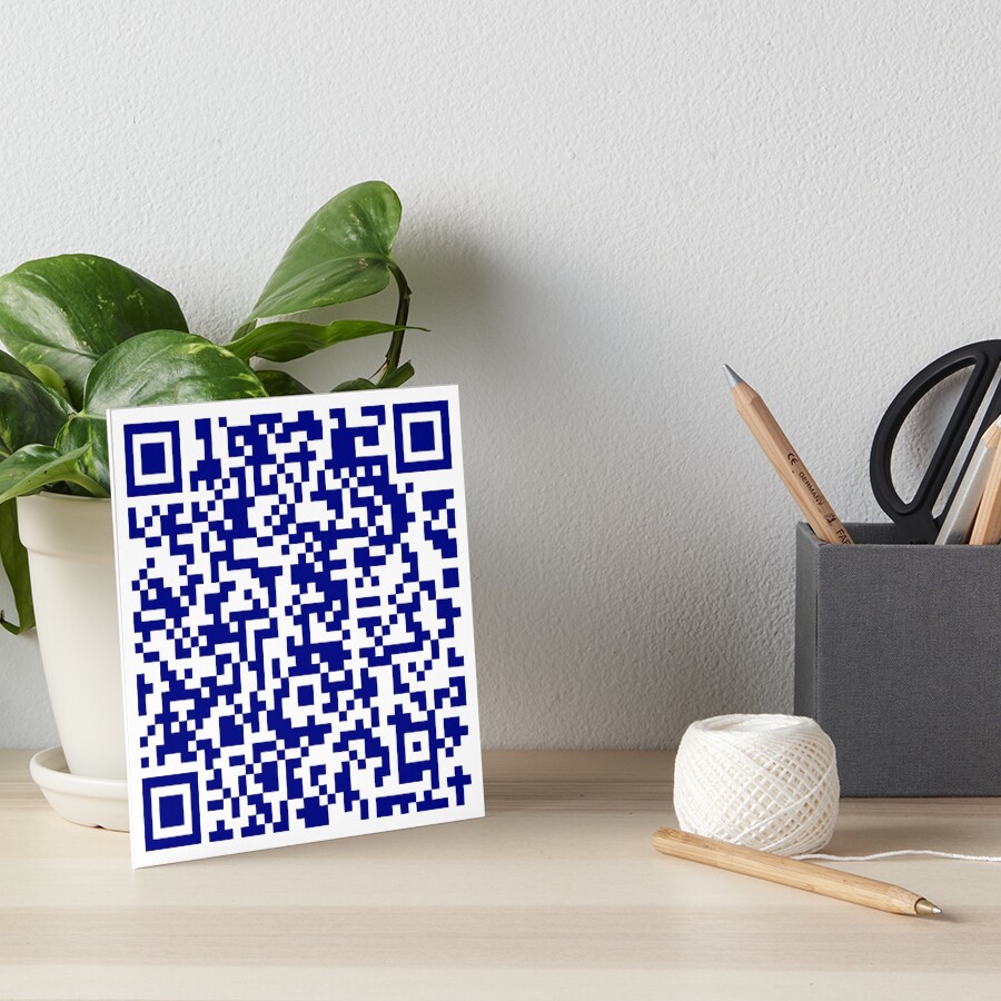 "QR CODE NHS book a COVID-19 vaccine website" Art Board Print by ...