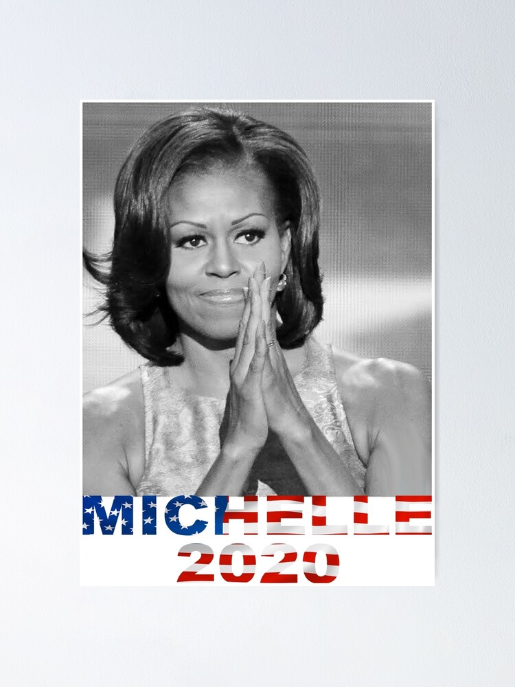 "michelle michelle obama" Poster by cacataro | Redbubble