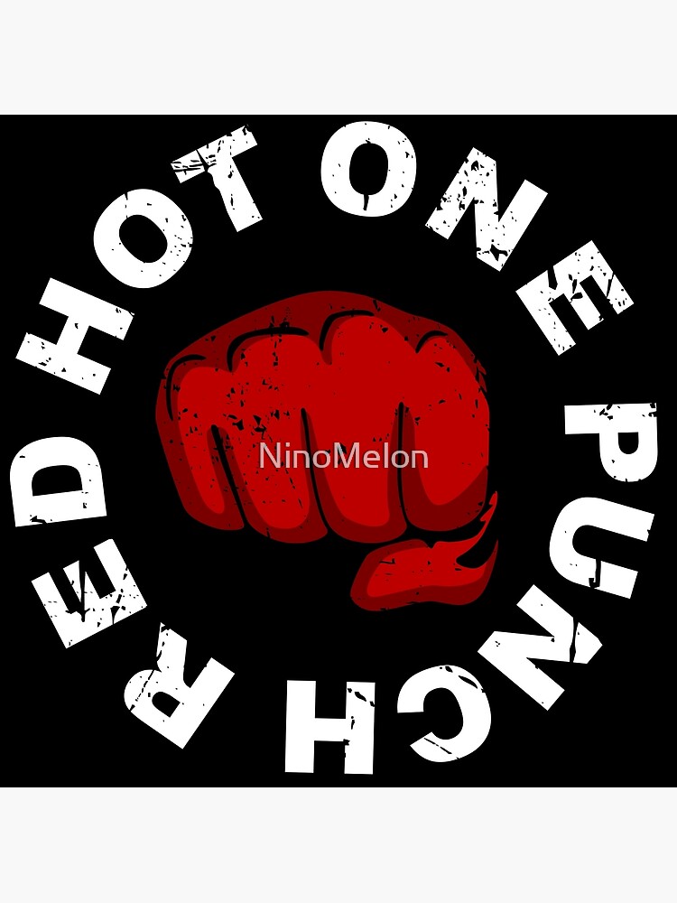 Póster «Red hot one punch» de NinoMelon | Redbubble
