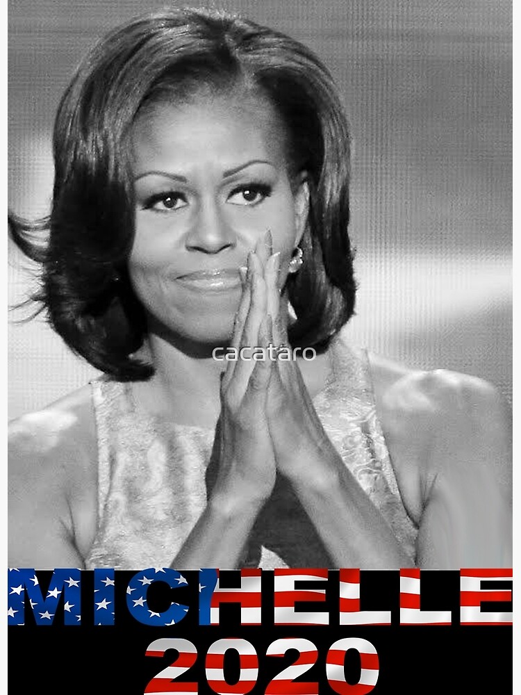 "michelle michelle obama" Poster for Sale by cacataro | Redbubble