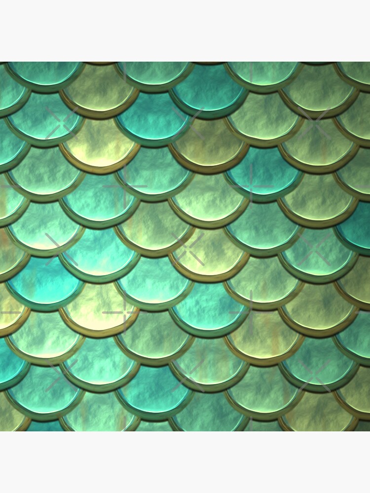 "Blue Green Shells" Sticker by ForestArt | Redbubble