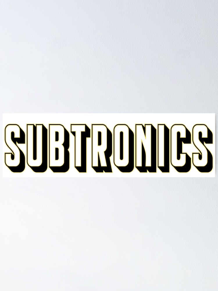 "subtronics" Poster for Sale by monaVinci | Redbubble