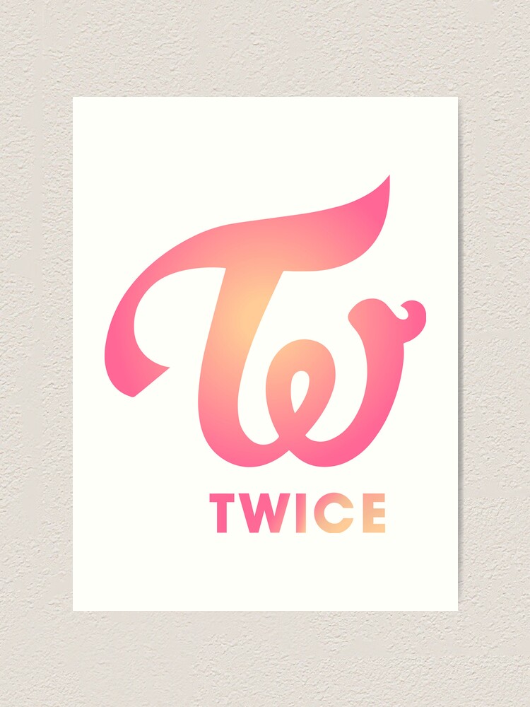 "Twice logo" Art Print for Sale by KpopAndJMusic | Redbubble