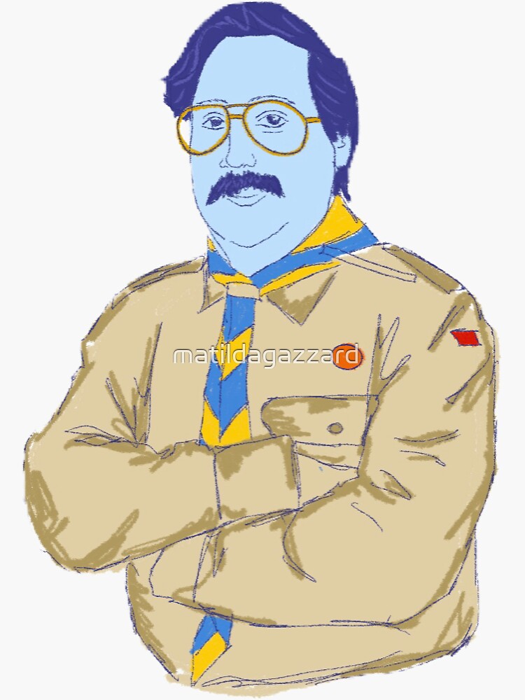 "BBC Ghosts pat butcher" Sticker for Sale by tildagazzard | Redbubble