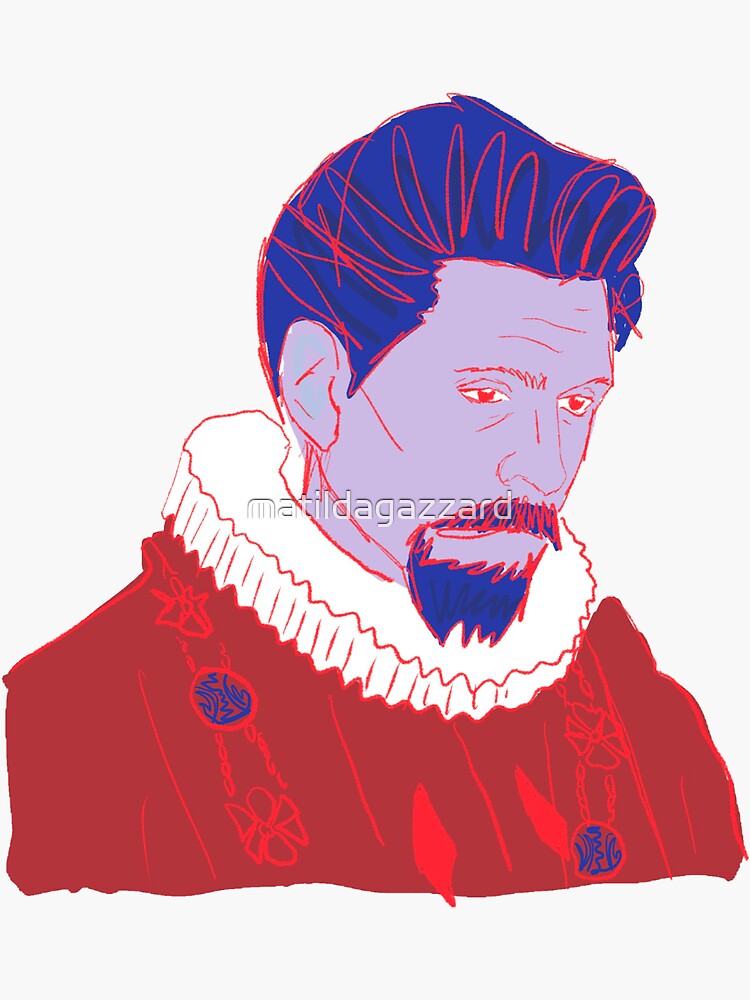 "BBC Ghosts Headless Humphrey bone" Sticker for Sale by tildagazzard ...