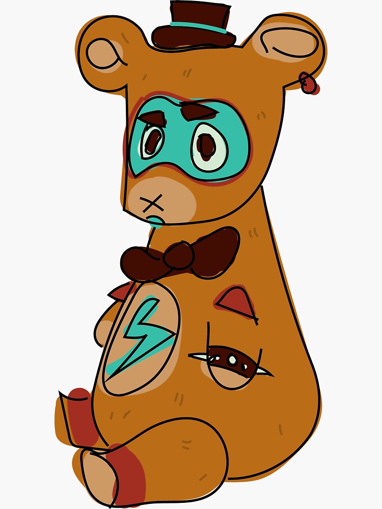 "Frederick the fast bear (idk I've never watched the movie)" Sticker ...