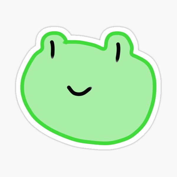 "Nice Froggy" Sticker by FrogCrab | Redbubble