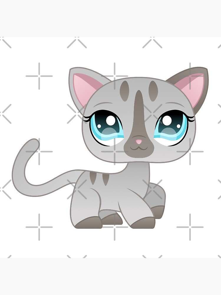 "LPS Littlest Pet Shop Cat Shorthair #1206" Poster by Yuka770 | Redbubble