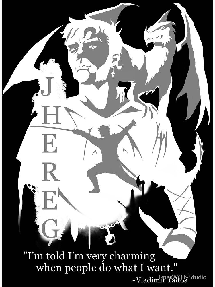 "Vlad Taltos and Loiosh Jhereg Design" Sticker for Sale by TmbrW0lf ...