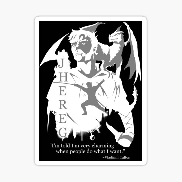 "Vlad Taltos and Loiosh Jhereg Design" Sticker for Sale by TmbrW0lf ...