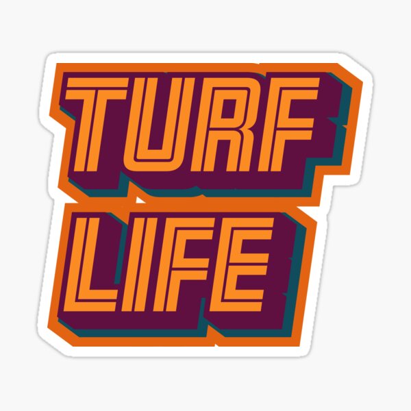 "Turf Life" Sticker by Swaygo | Redbubble