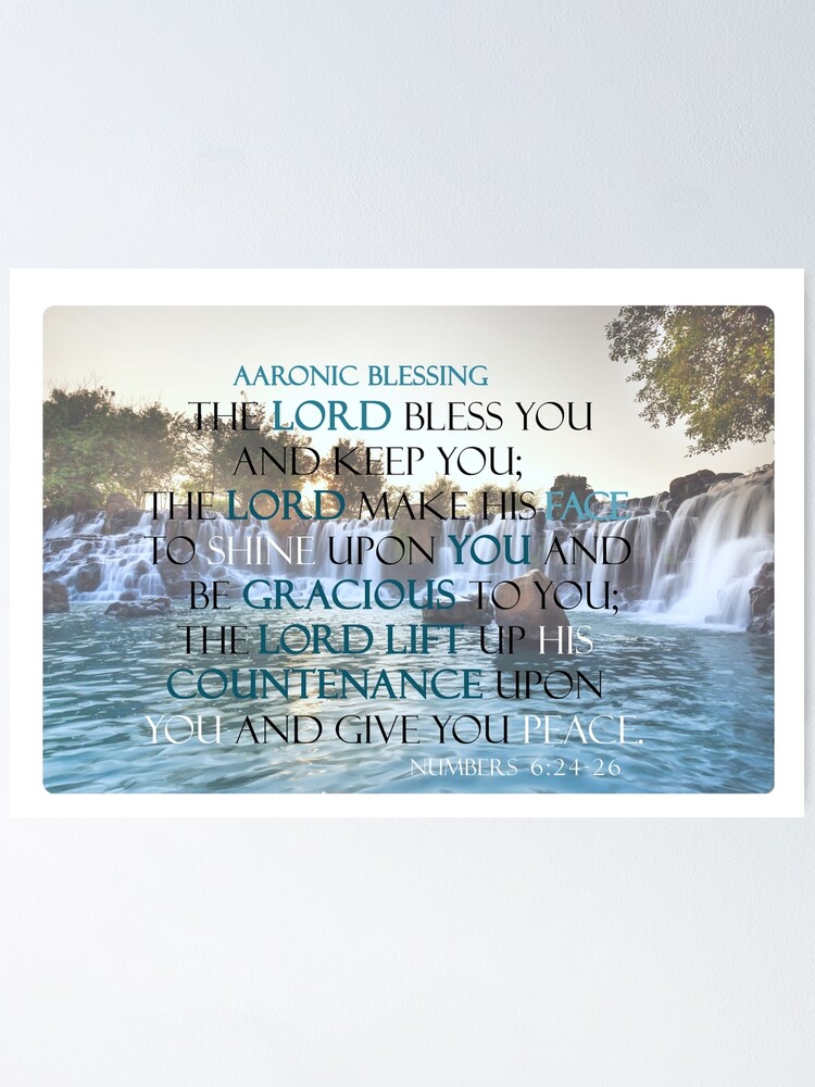 " Aaronic blessing, Numbers 6:24-26 - home decor and accessories only ...