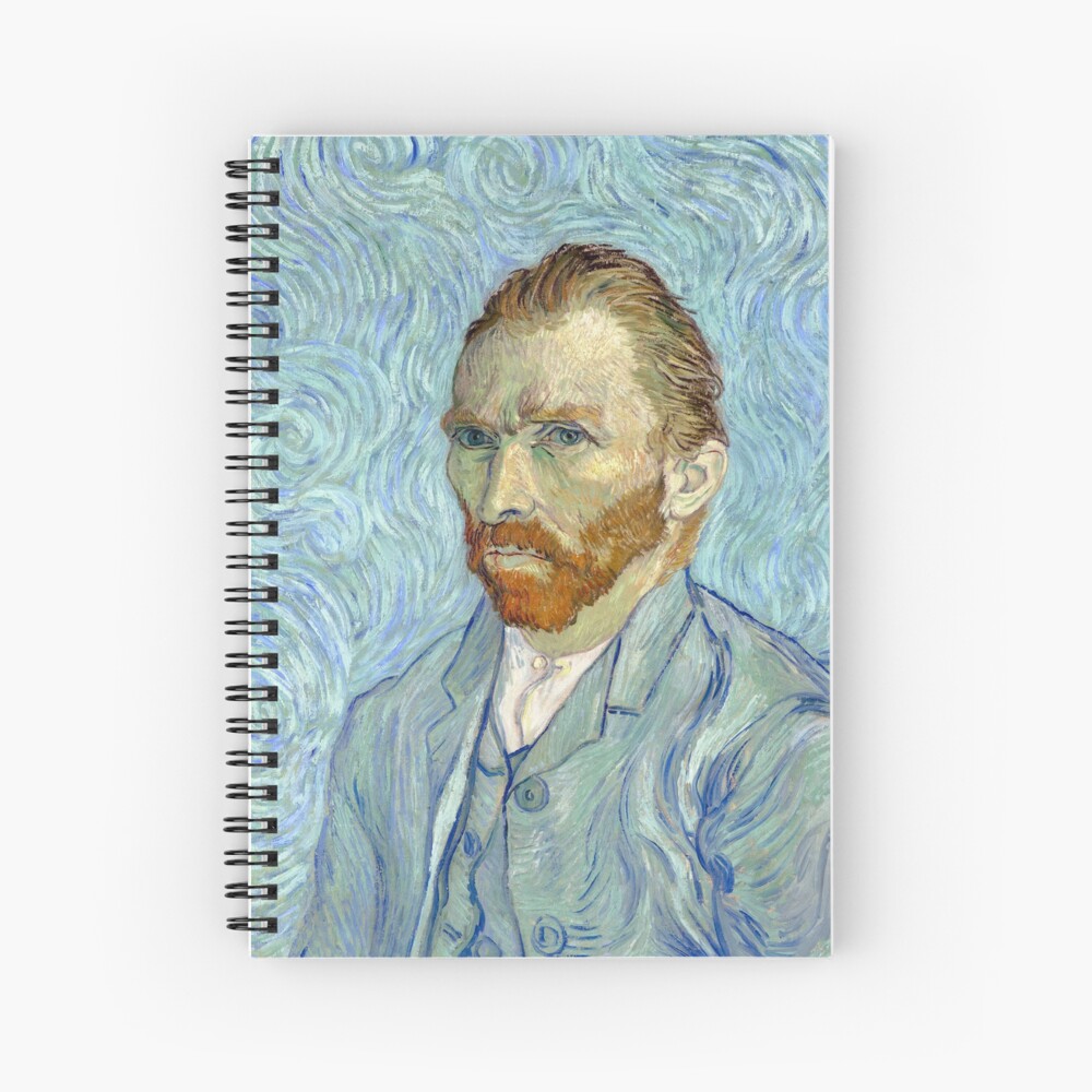"Van Gogh, Vincent van Gogh, Self-portrait, famous painting" Spiral ...