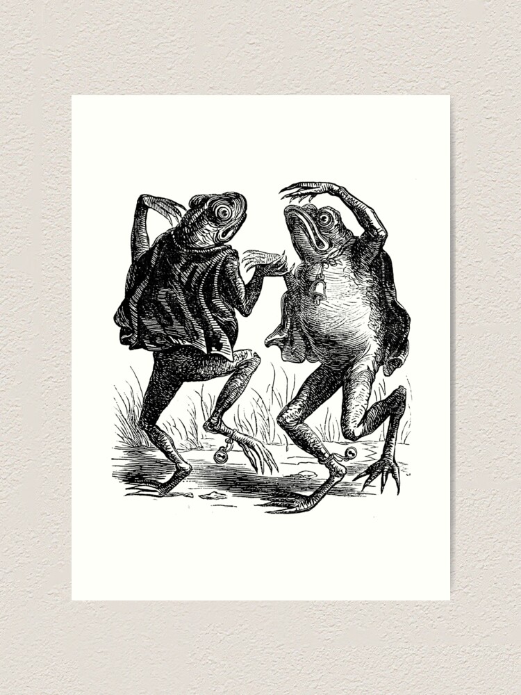 "Toads dancing on the Sabbath Occult Pagan Gothic Frogs Toads dancing ...