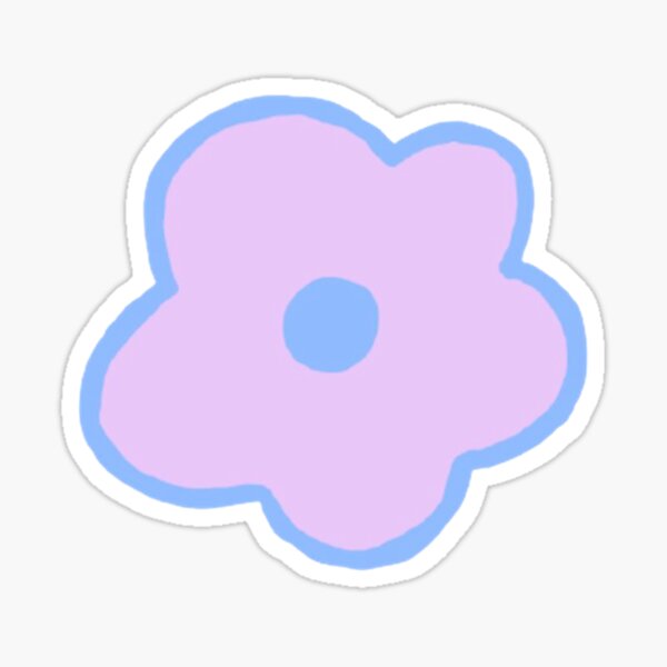 "cute bubbly flower" Sticker by indaegu | Redbubble