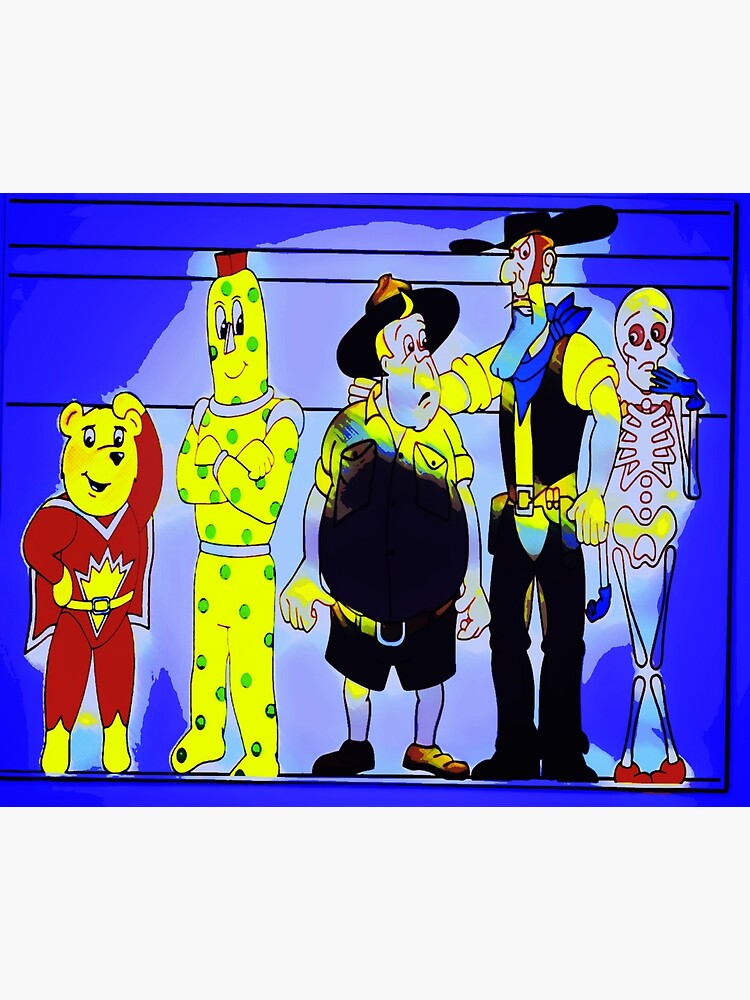 Póster «Superted Spotty Skeleton Texas Pete Bulk Supers» de DroidAKov ...