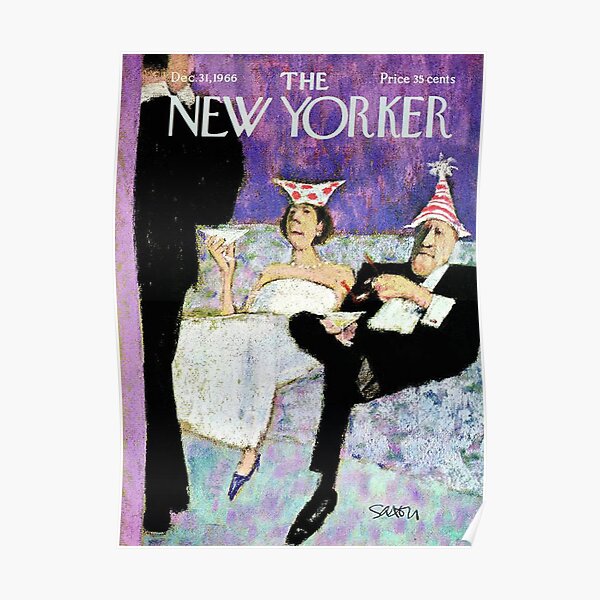 "New Yorker December 31st, 1966" Poster for Sale by mcminndian | Redbubble