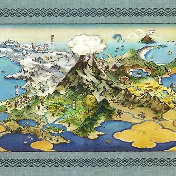 "Hisui Map" Sticker for Sale by Biochao | Redbubble