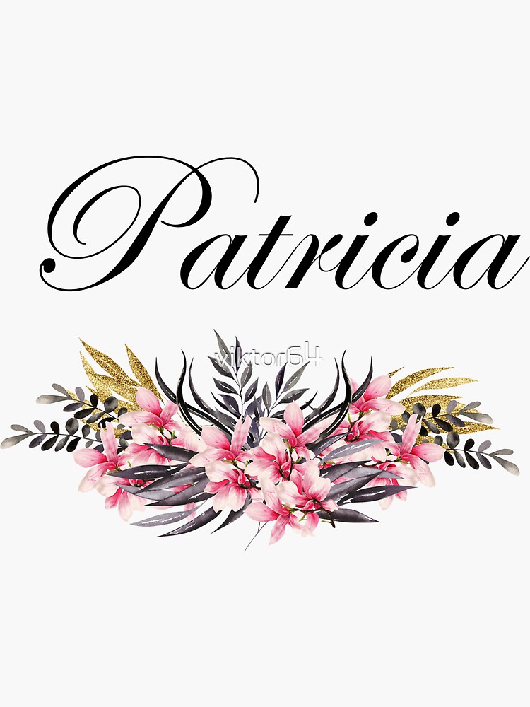 "Patricia" Sticker for Sale by viktor64 | Redbubble