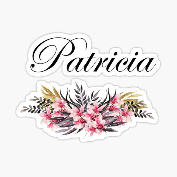 "Patricia" Sticker for Sale by viktor64 | Redbubble