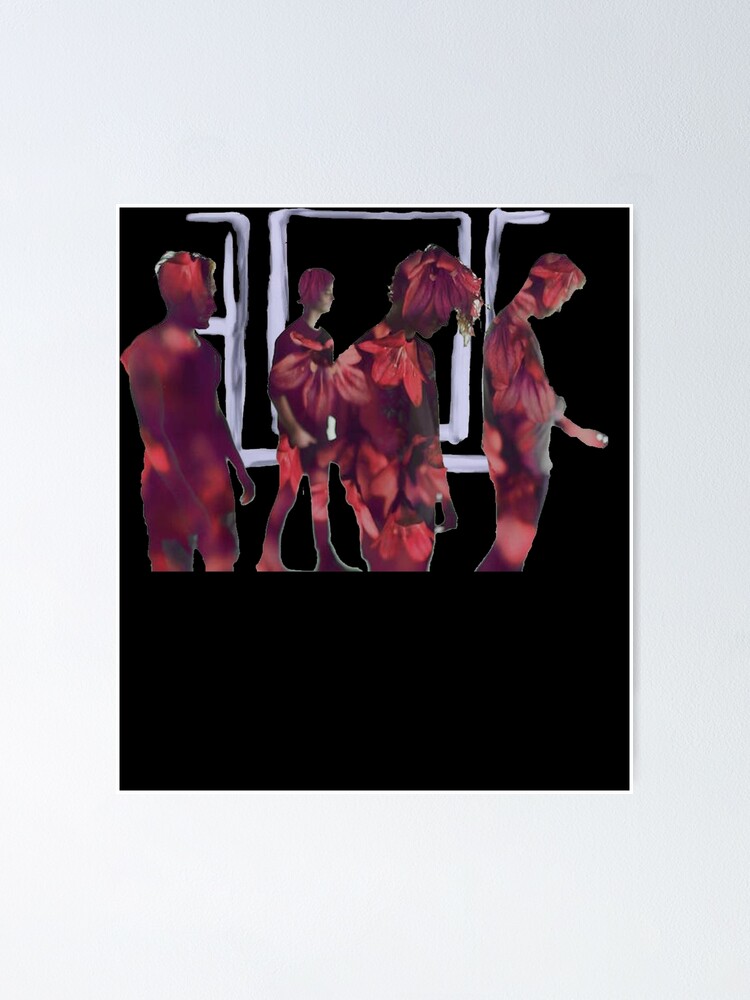 Flor Band Logo Members Sticker Poster For Sale By Harleyswan Redbubble
