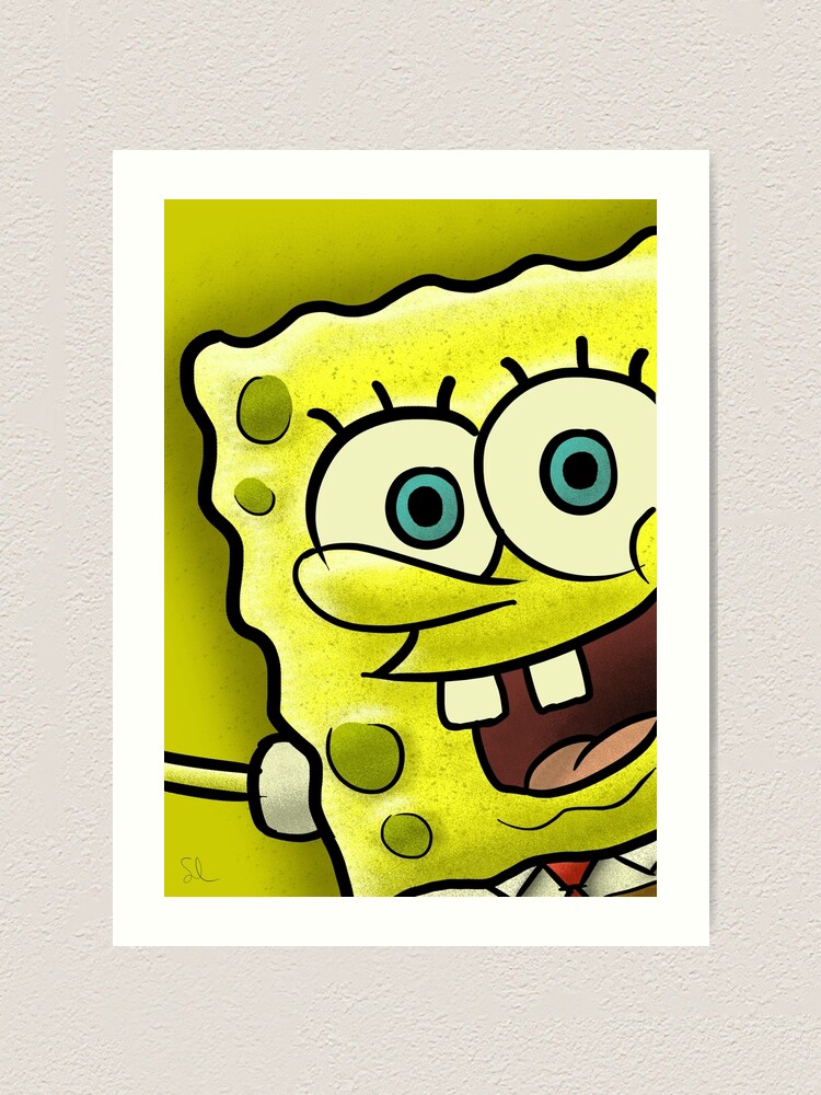 "Spongebob Squarepants" Art Print for Sale by omgimpixled | Redbubble