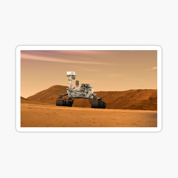"Artist concept of NASA's Mars Science Laboratory Curiosity rover ...