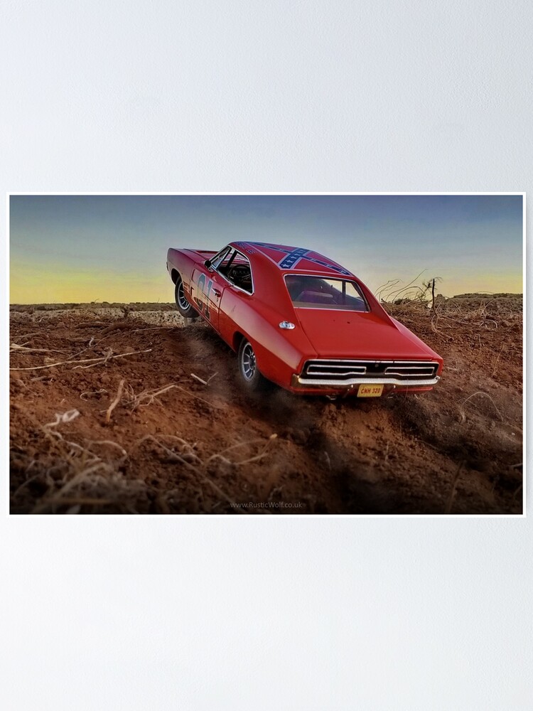 "Flying General Lee Diecast Model" Poster for Sale by rusticwolf ...