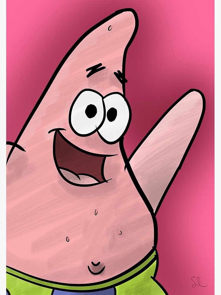 "Patrick Star" Canvas Print for Sale by omgimpixled | Redbubble