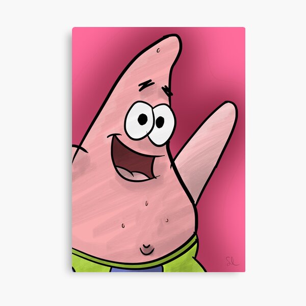 "Patrick Star" Canvas Print for Sale by omgimpixled | Redbubble