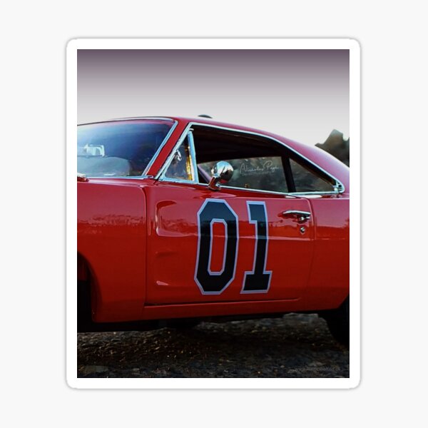 "General Lee Diecast Model" Sticker by rusticwolf | Redbubble