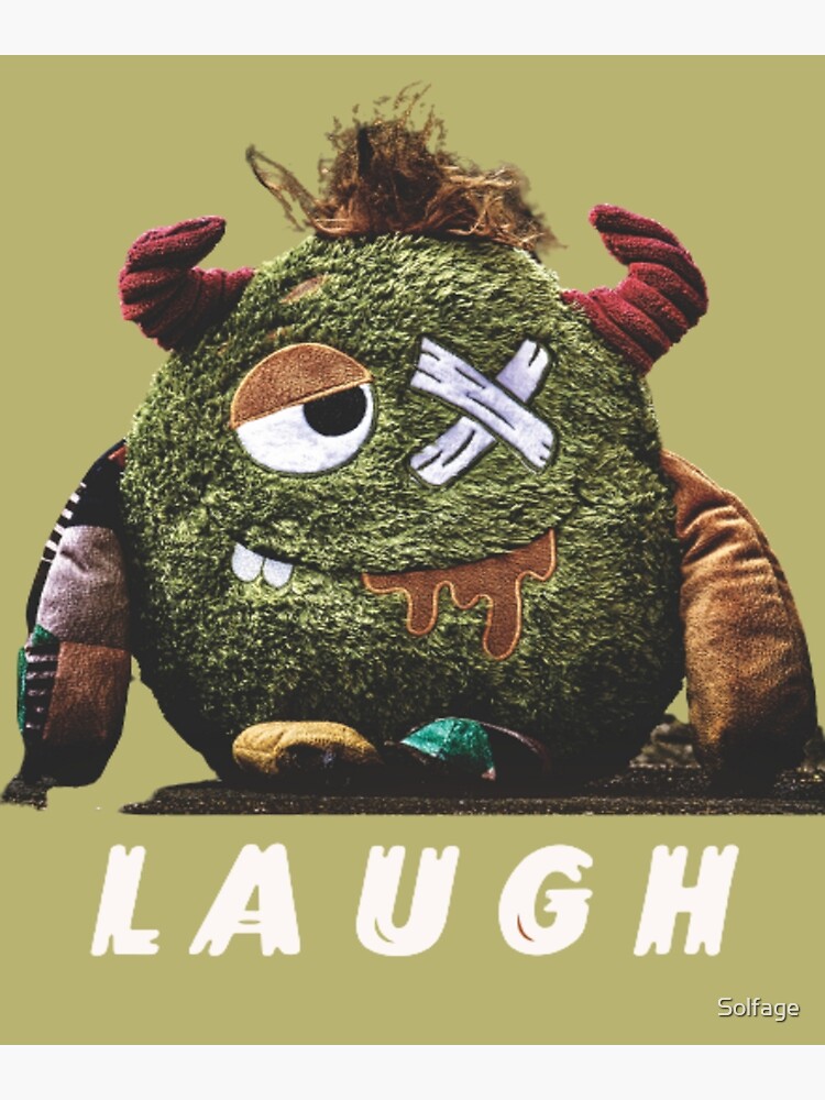 "The best laughing terrifying monster sticker" Art Print for Sale by ...