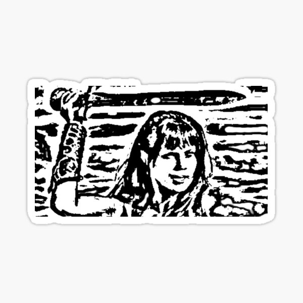 "Xena Warrior Princess" Sticker by emmbeecreations | Redbubble