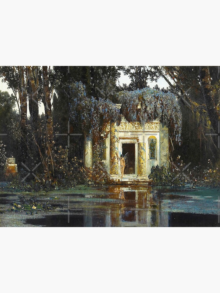 "Max Roder. A sprite by a lakeside temple." Photographic Print by ...