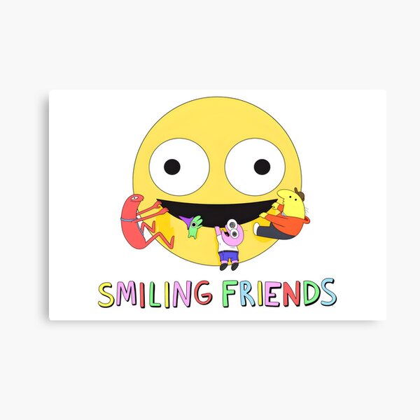 "Smiling Friends Logo" Canvas Print by mucore | Redbubble