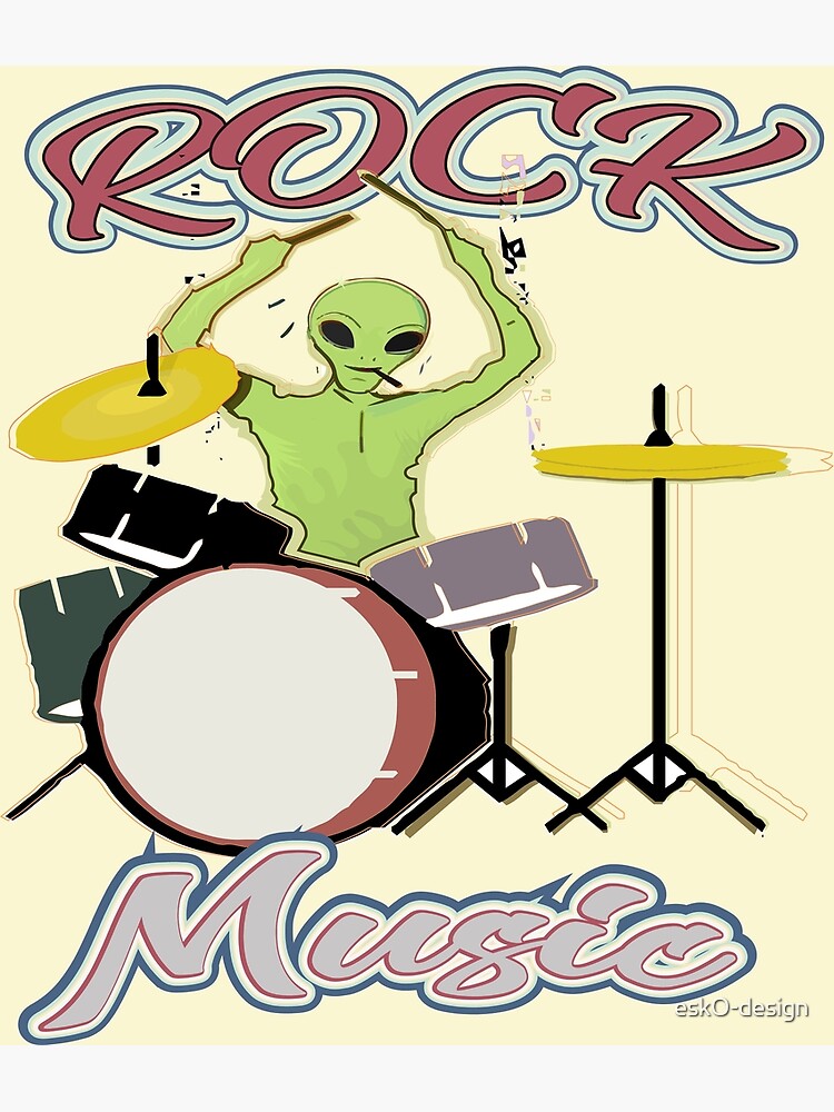 "ALien Rock and Roll music | mix with popular rock quotes and vintage ...
