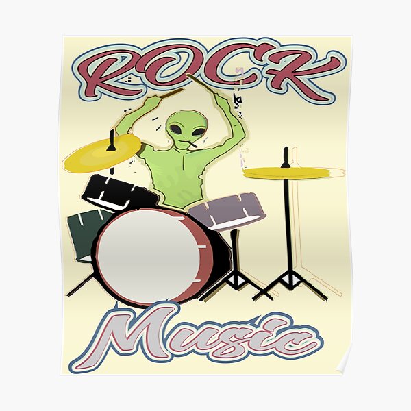 "ALien Rock and Roll music | mix with popular rock quotes and vintage ...