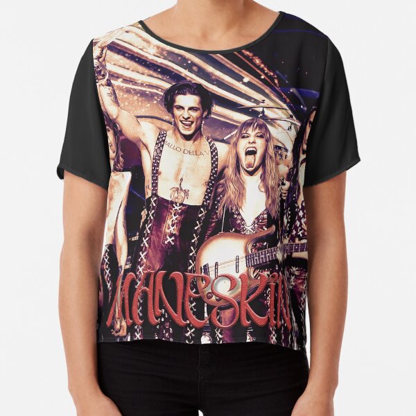 "Maneskin glamrock rock band" T-shirt for Sale by rhei29 | Redbubble | maneskin women's clothes ...