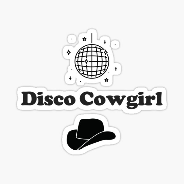 "Disco Cowgirl - Retro cowgirl" Sticker for Sale by SheringhamFC ...