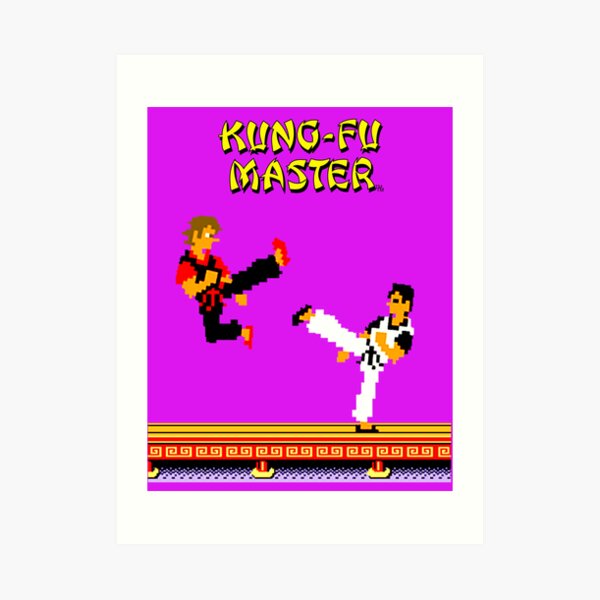 "RETRO ARCADE KUNG FU MASTER - VECTORIZED ILLUSTRATION #retroarcade # ...