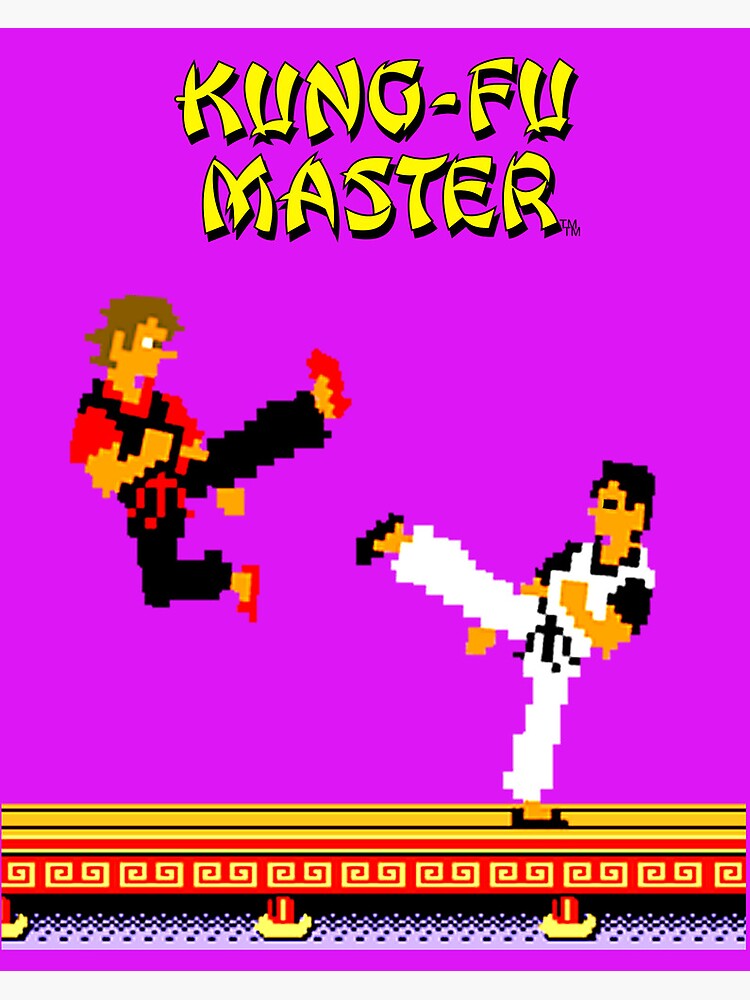 "RETRO ARCADE KUNG FU MASTER - VECTORIZED ILLUSTRATION #retroarcade # ...