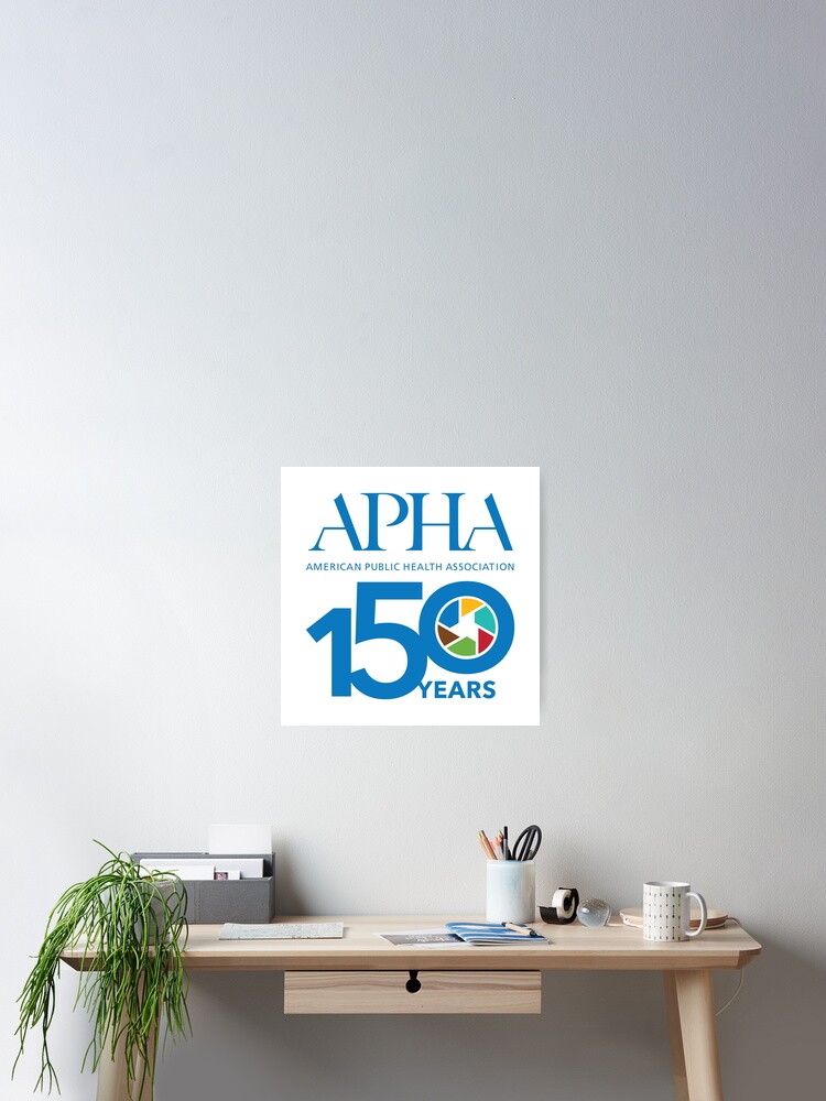 "APHA 150th anniversary logo, Full Color on White Collection" Poster ...