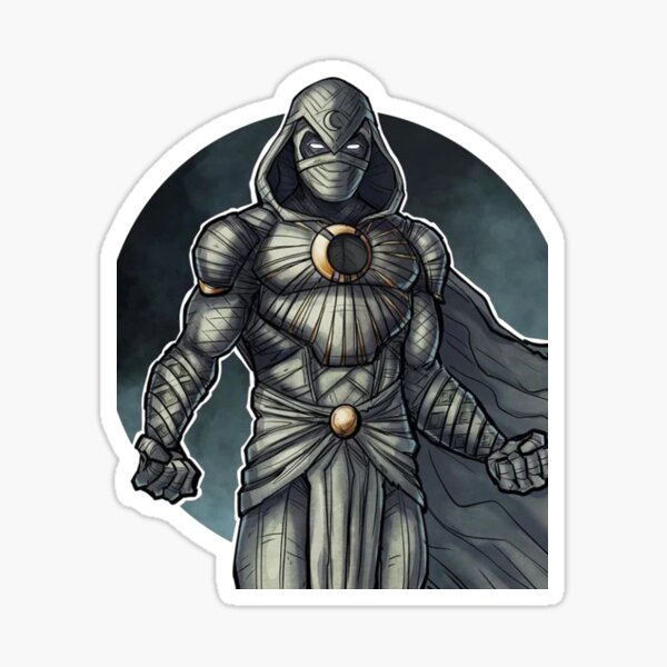 "Moon Knight ." Sticker for Sale by ArtCredible | Redbubble