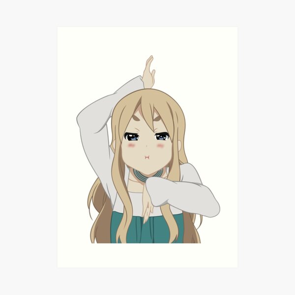"K-On Mugi" Art Print for Sale by skylarssocks | Redbubble